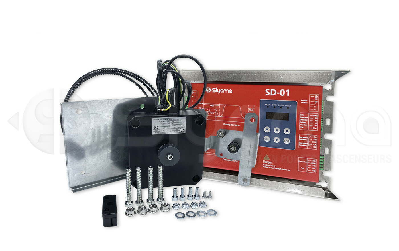 Kit modernisation et remplacement de porte de cabine FERMATOR PREMIUM 2VOL